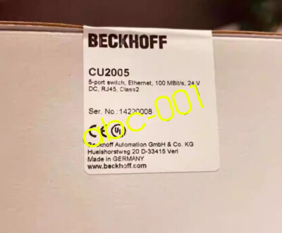 1pcs CU2005 BECKHOFF Module 5-PORT ETHERCAT Network Switch Module ...