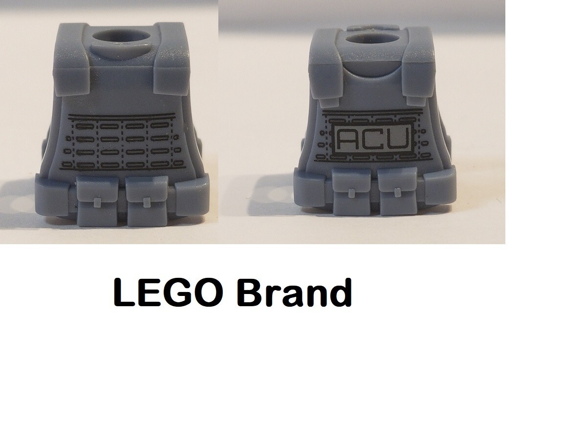 LEGO Minifigure Jurassic Body Armor Police Agents Vest ACU Animal ...