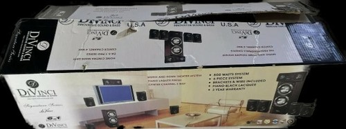 DIVINCI 6 Piece H.T.System DA 6.1 Pro Series Home Theater Speakers 800W ...