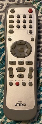 Lite On DVD Recorder Remote Control LiteOn RM-51 (boxB) | eBay