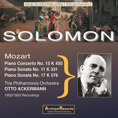 SOLOMON CUTNER / OTTO ACKERMANN / PHILHARMONIA ORCHESTRA MOZART: PIANO ...