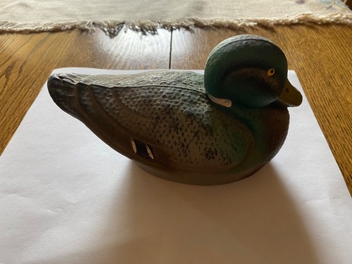 Antique Miniature Carry-Lite Mallard Decoy Paper Mache Duck Salesman ...