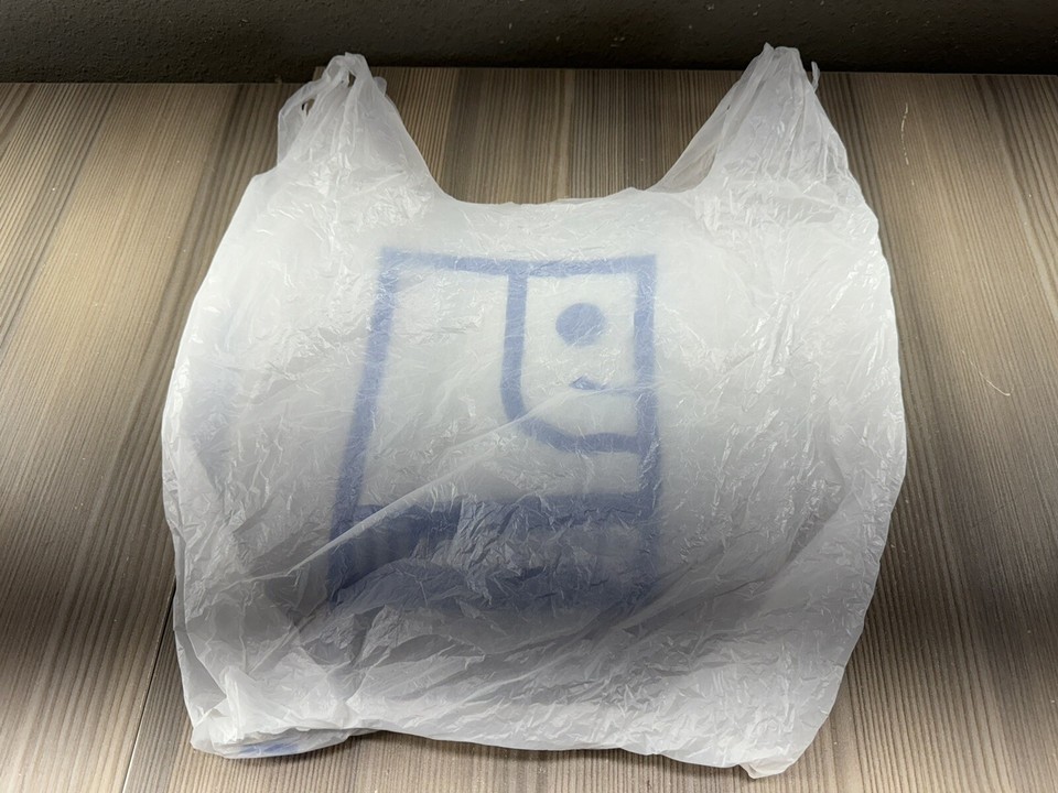 SINGLE Goodwill Industries Reusable Plastic Shopping Bag w/ Handles | eBay