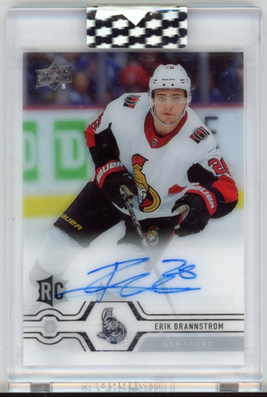 2019-20 Erik Brannstrom UD Clear Cut Rookie Autograph Auto RC #CC-EB | eBay