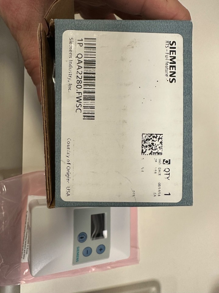 Siemens QAA2280.FWSC Room Temp Sensor White | New | eBay