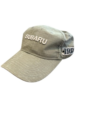 Subaru 1958 Mens Dark Olive Green Cotton Adjustable Hook Loop Baseball ...