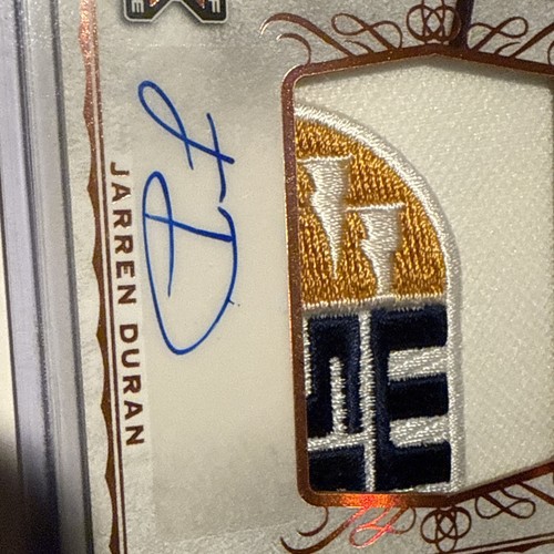 2020 Leaf Trinity Pa – JD3 Jarren Duran Patch Autograph Copper hot ...