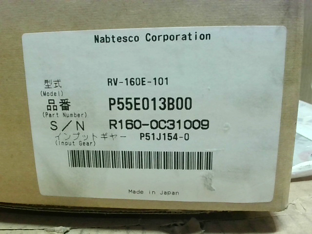 Nabtesco RV-160E-101 Precision Reducer Vigo Drive 10:1 P55E013B ...