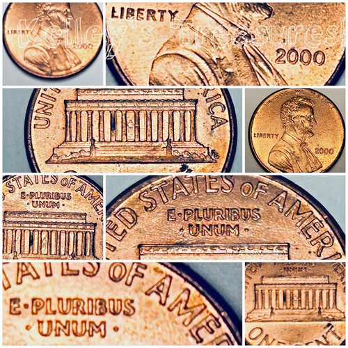 2000P Error Coin Wide AM Business Strike Error Cent Red Variety | eBay