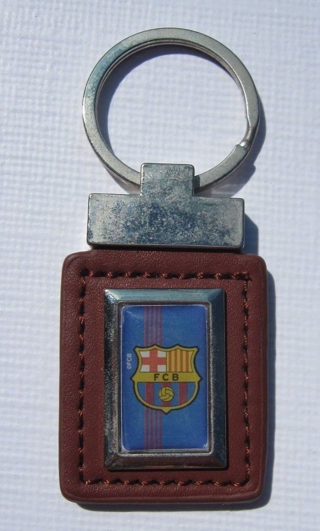 FC Barcelona Leder Schlüsselanhänger Keychain NEU (A8.1) | eBay