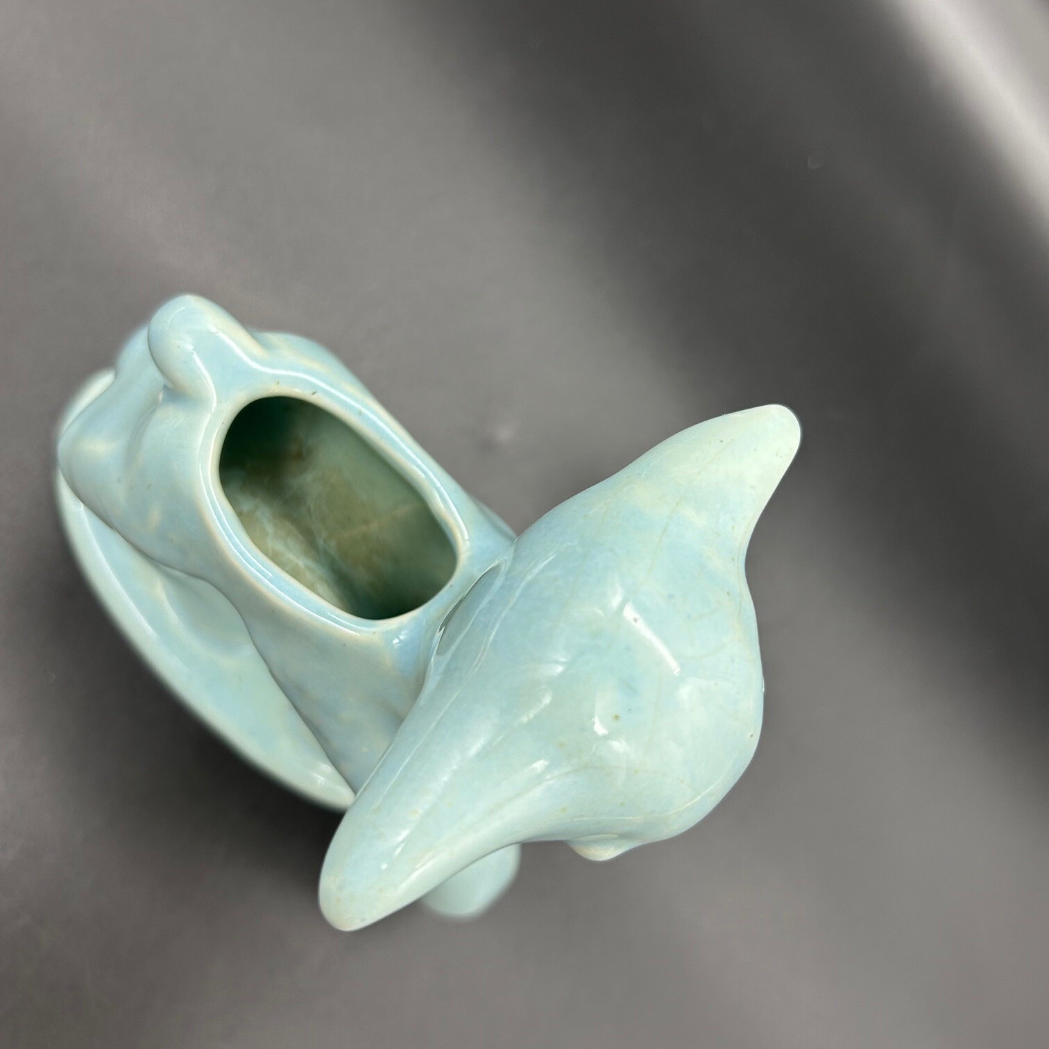 Vtg Haegar Pottery Baby Blue Ceramic Lamb Nursery Planter Mid Century ...