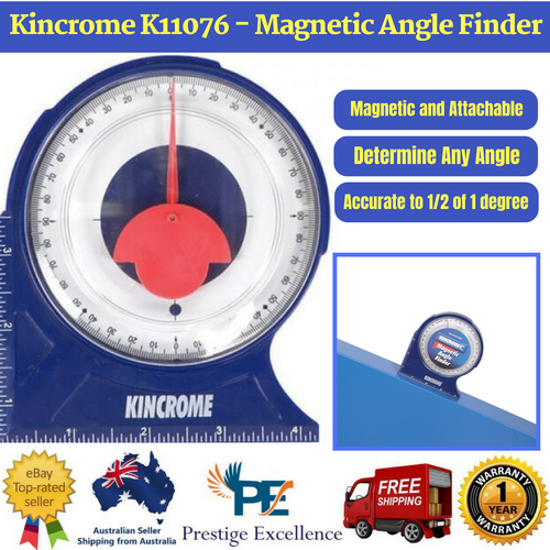 New Kincrome K11076 - Magnetic Angle Finder Protractor Magnetic Any ...