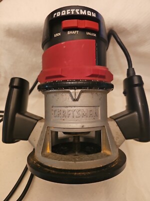 Sears Craftsman 1 1/2 Hp Router Model No. 315.175040 Double Insulated ...