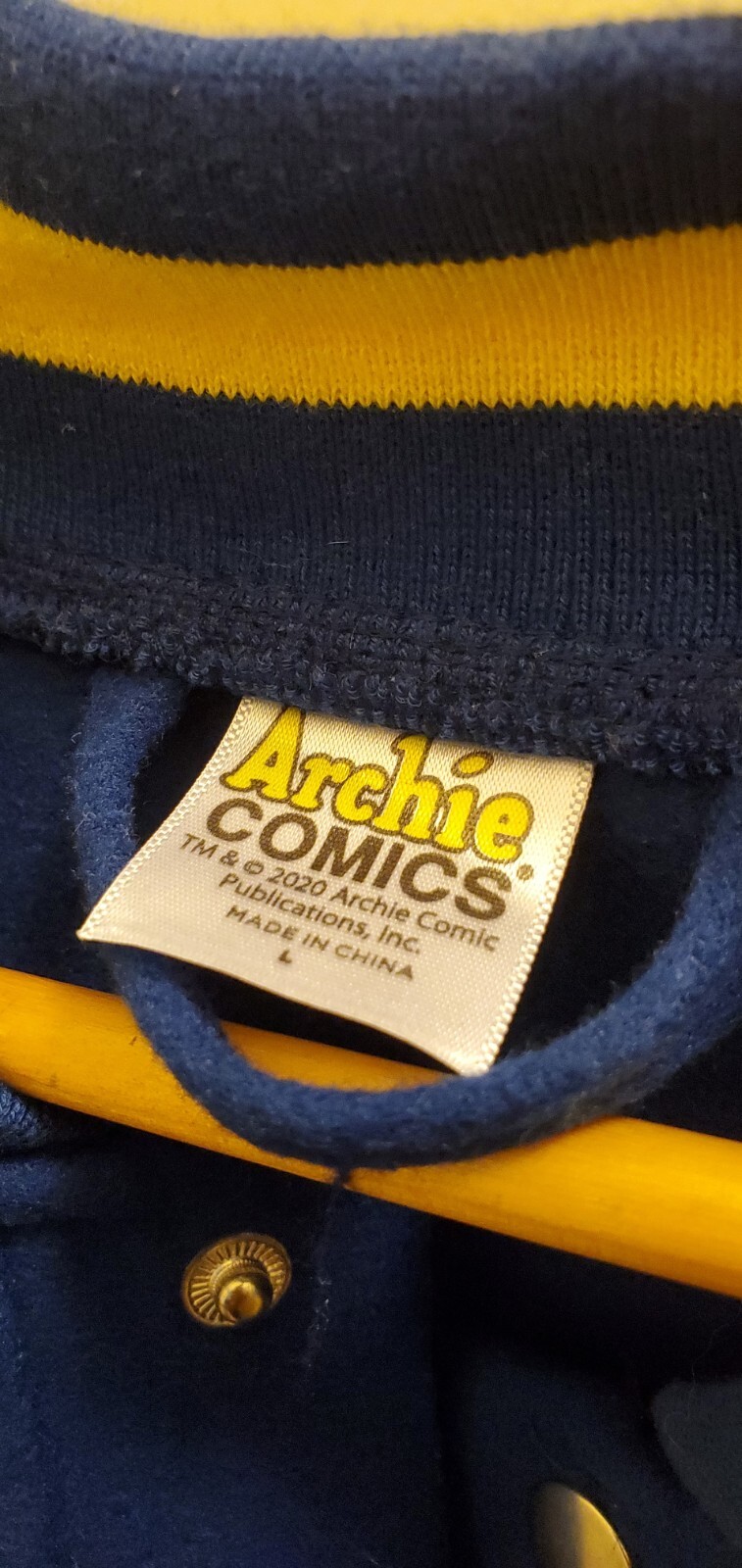 Archie Comics Letterman Varsity Bomber Jacket L - Gem