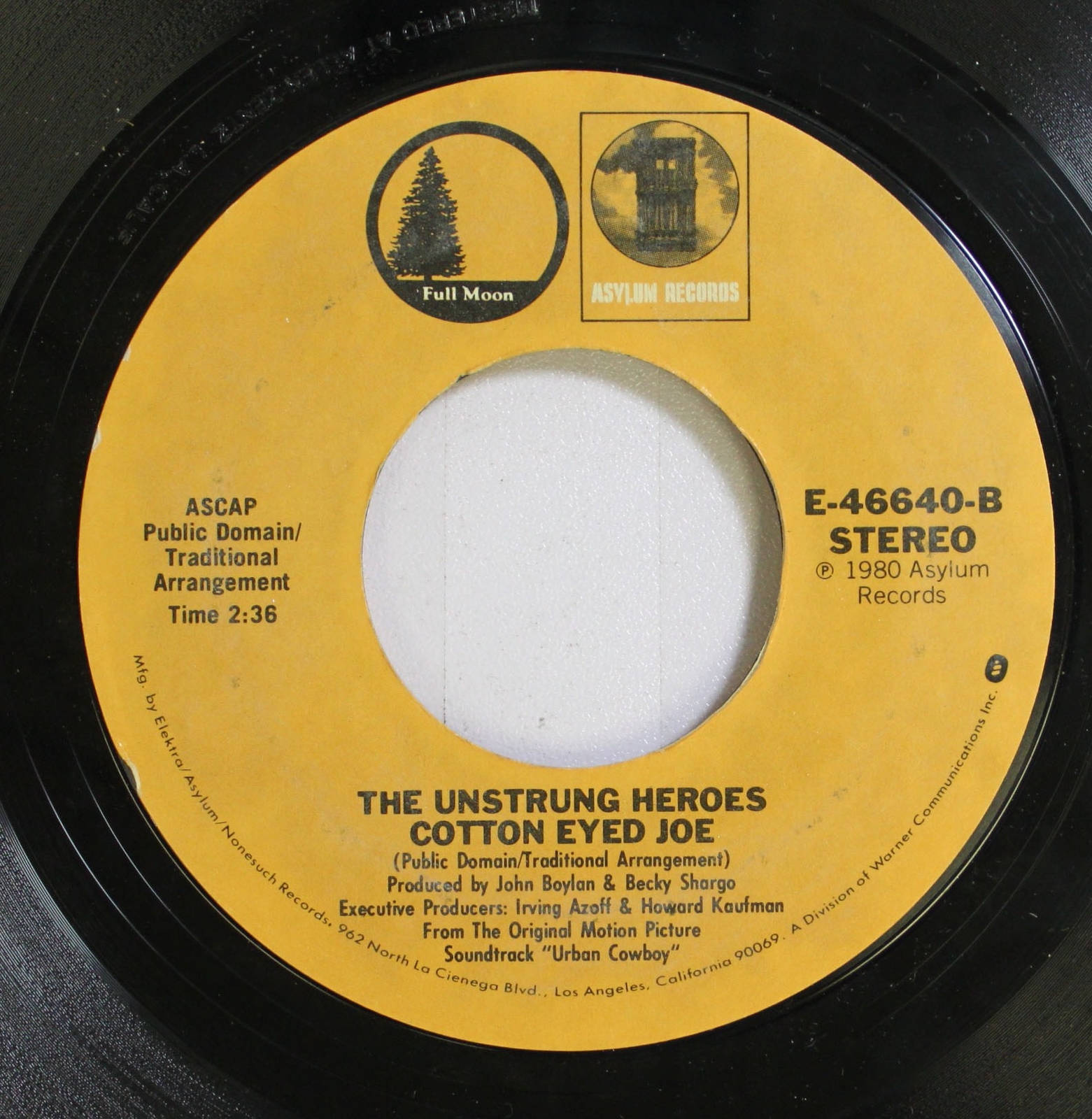 Country 45 Mickey Gilley - Stand By Me / The Unstrung Heroes Cottoneye ...