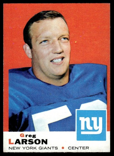 1969 Topps Greg Larson New York Giants #106 | | eBay