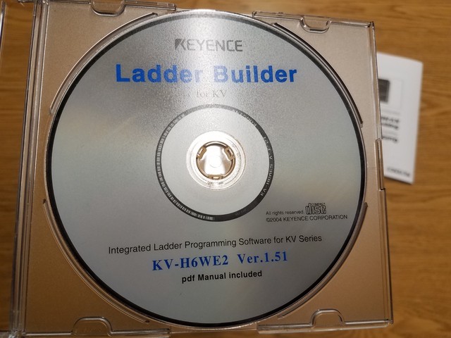 KEYENCE Ladder Builder for KV Software Disk - Kv-h6we2 for sale online ...