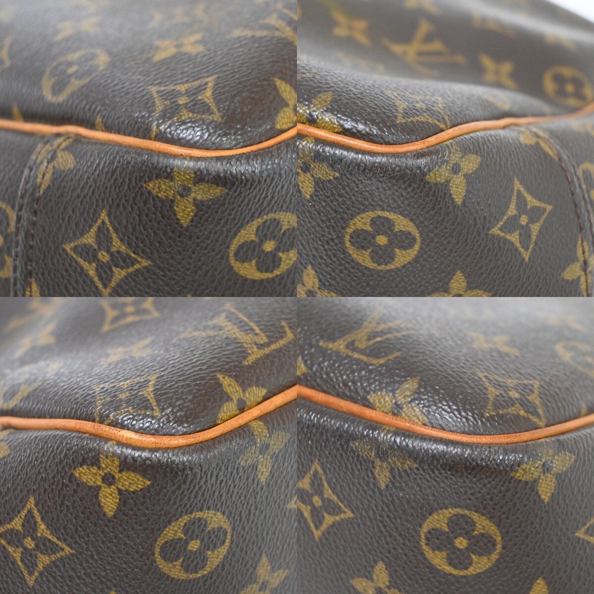 LOUIS VUITTON LV Logo Deauville Hand Bag Monogram Lea… - Gem