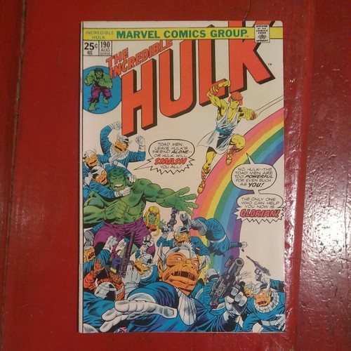 INCREDIBLE HULK #190 (Marvel 1975) 1st Glorian~Herb Trimpe~Severin ...