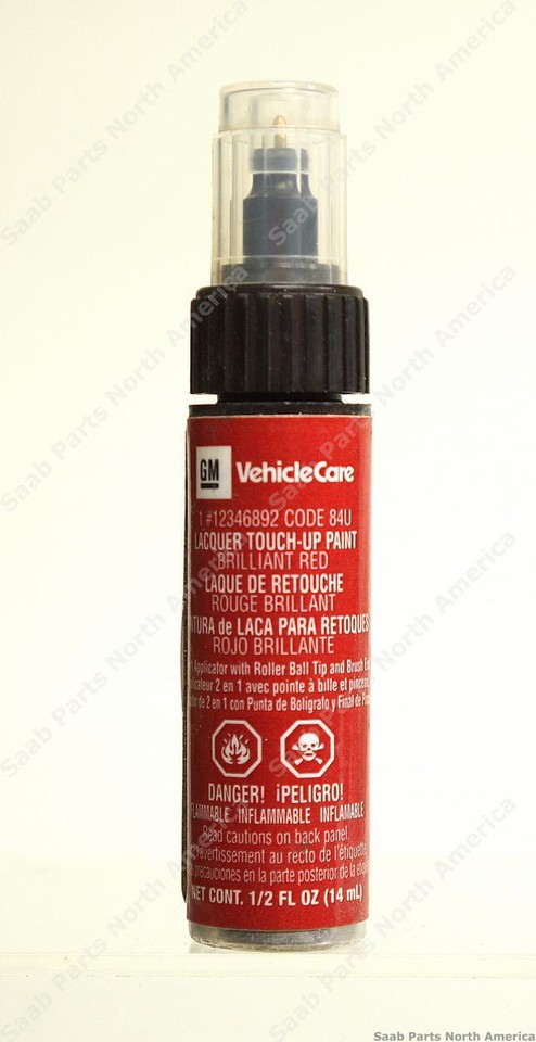 Genuine Saab Touch Up Paint - Brilliant Red 22Gor478 For 1999-2002 Saab ...