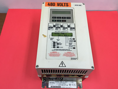 ABB ACS 500 - Type ACS501-003-4-00P2 - 3 HP - AC Drive | eBay