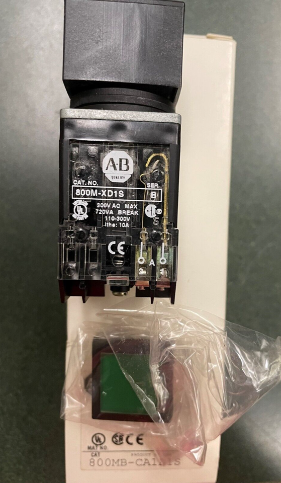 NEW ALLEN BRADLEY SMALL SQUARE PUSH BUTTON 800MB-CA1D1S SERIES A | eBay