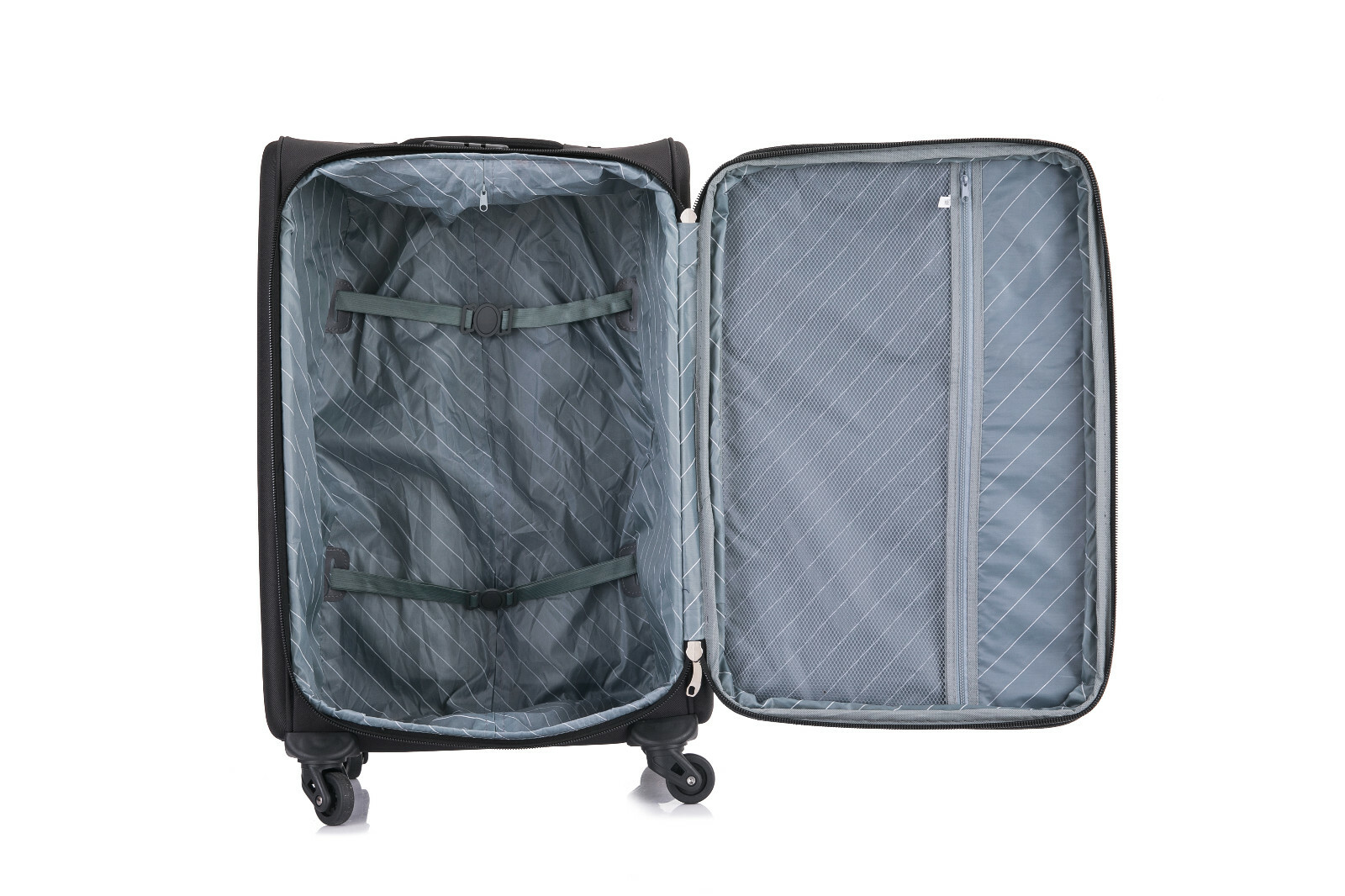 Large Suitcase & Medium Cabin 4 wheel Luggage Travel Cases Lightweight ...
