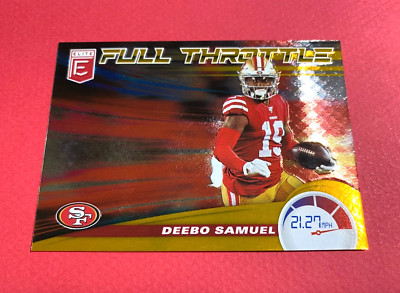 DEEBO SAMUEL 2020 PANINI DONRUSS ELITE ORANGE PARALLEL INSERT #16, FULL ...