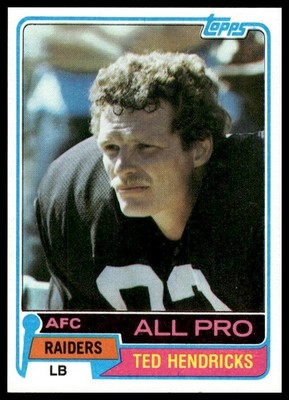 1981 Topps #200 Ted Hendricks Oakland Raiders NM+ | eBay
