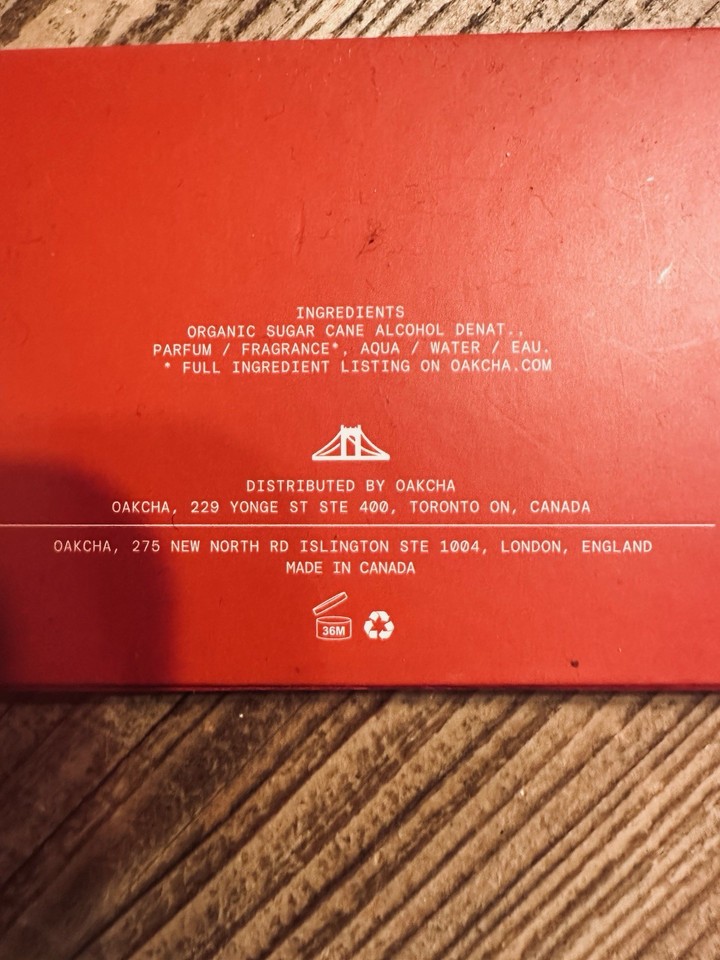 OAKCHA Discovery Collection-Sample Set-6 fragrance Perfume EDP See pics ...