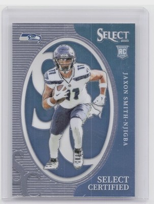 2023 Select Jaxon Smith-Njigba RC #CRO-JSN Seahawks Select Certified ...