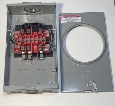 Milbank UC7237 Instrument Rated Meter Socket 600V 20 Amp 13 Terminal 14 ...