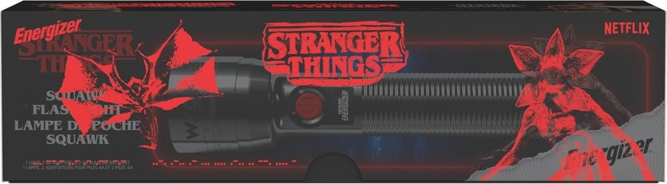 Stranger Things Squawk Retro LED Flashlight, Water Resistant and Drop ...
