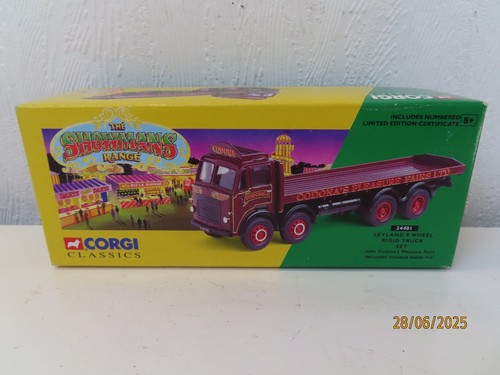 Corgi # 24401 Leyland 8 wheel Rigid Truck 'JOHN CADONAS PLEASURE FAIRS ...