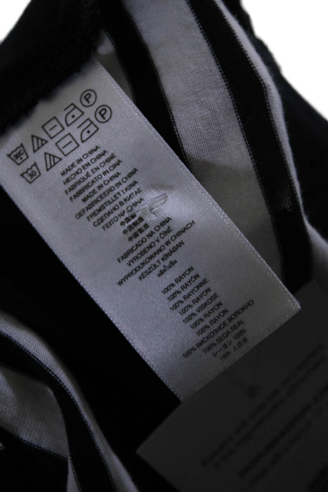 Michael Michael Kors Yellow Label Womens Striped Zipped Blouse ...