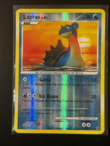 Pokemon - Lapras - 79/127 Platinum - Reverse Holo - 2009 - LP | eBay