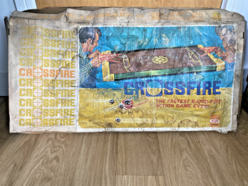 Vintage Crossfire Action Game 1970s by IDEAL - Complete with Original ...