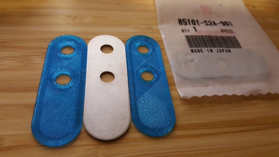 HONDA S2000 AP1 AP2 F20C F22C SHIM HARD TOP LOCK 85101-S2A-901 (PAIR ...