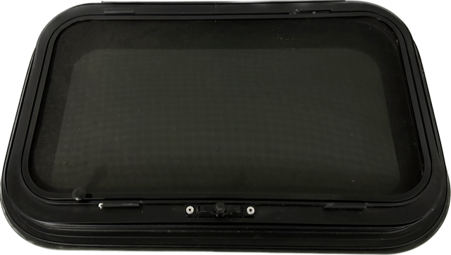 Frameless RV Window 24" X 15" W/Trim Ring NO WINDOW CRANK INCLUDED ...