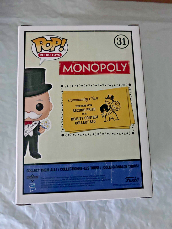 Funko Pop! Vinyl: Monopoly - Mr. Monopoly 2nd Prize Beauty Contest ...