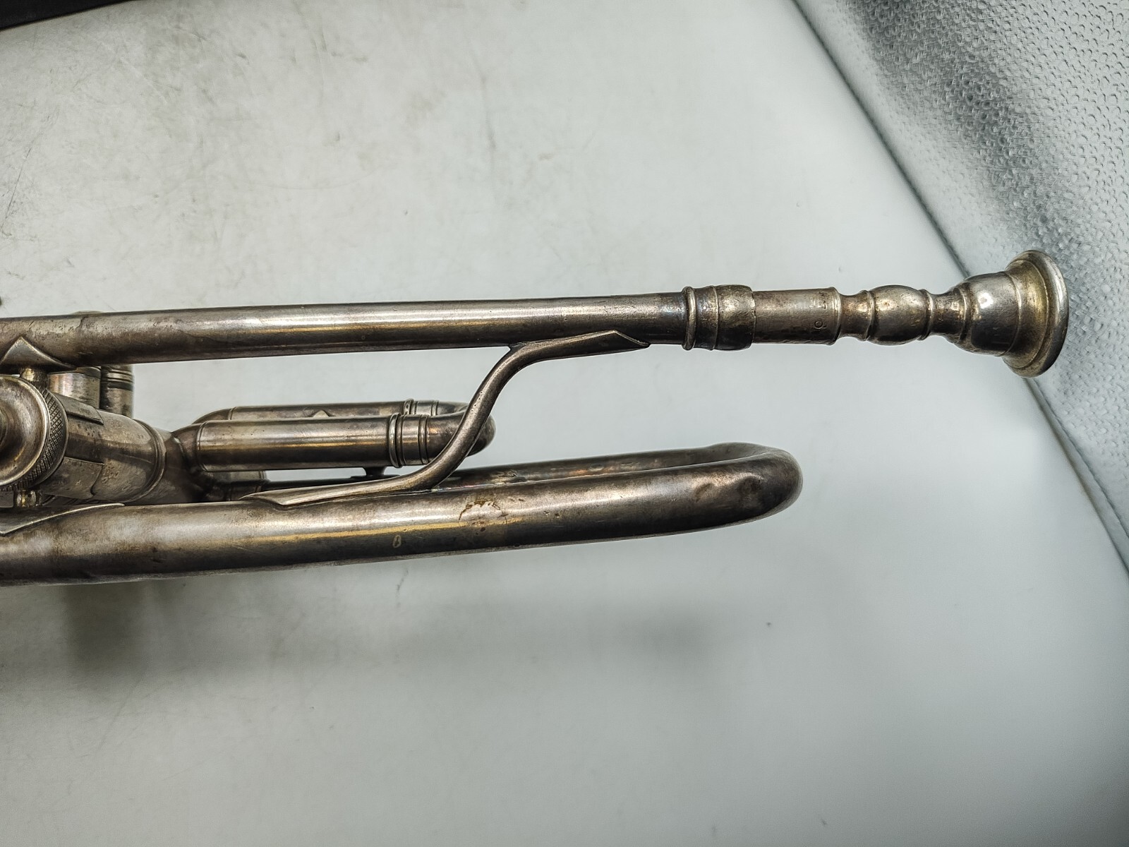 1917 - Buescher Grand Model 9 "Peashooter" Bb LP Trumpet w/ Mouthpiece ...
