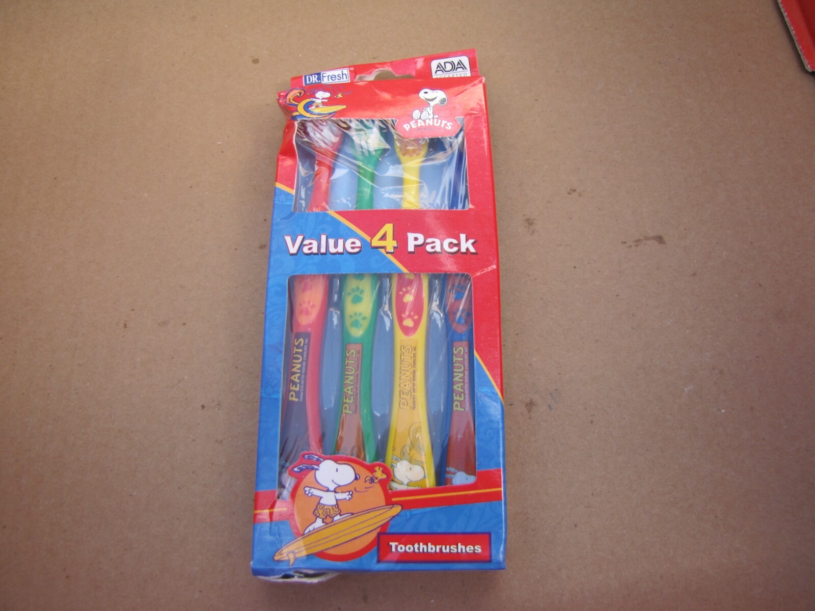 Dr. Fresh Peanuts Toothbrushes 4 Each for sale online | eBay