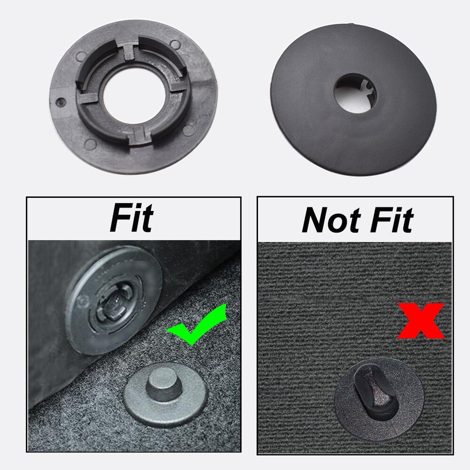 4 set For Audi VW Skoda Car Floor Mat Clips Clamp Button Interior ...