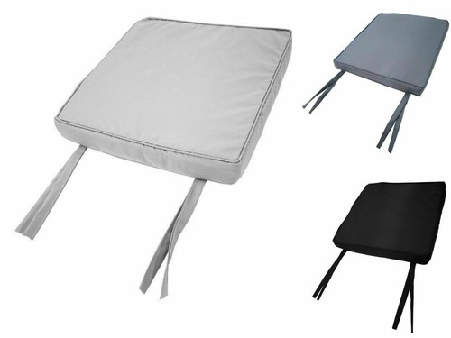 Waterproof Seat Pads Garden Outdoor Indoor Removable Cover Tie On Seat ...
