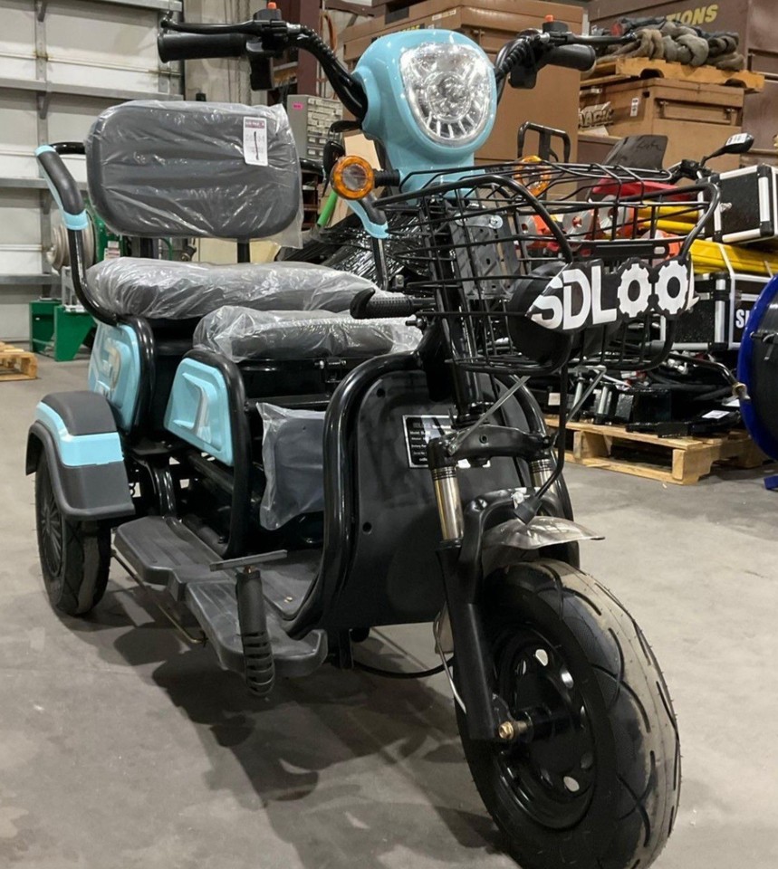 ELECTRIC 3-WHEEL SCOOTER Cart 2-Person New! Merry Christmas 🎁 Price ...