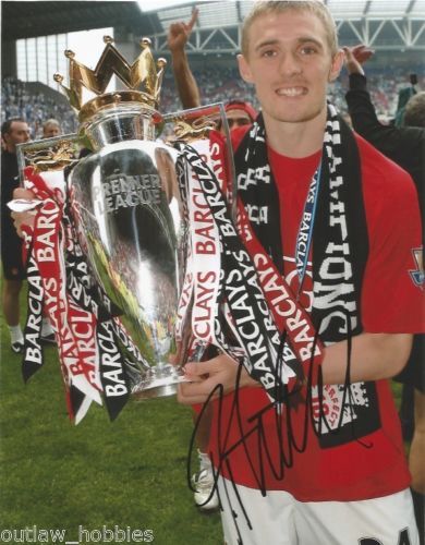 Manchester United Darren Fletcher Autographed Signed 8x10 Photo COA E ...