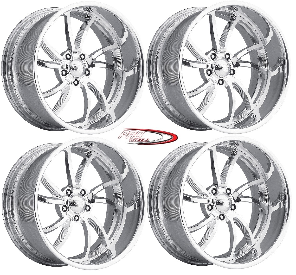 19" PRO WHEELS TWISTED SS 5 SET OF 4 BILLET RIMS BILLET DUB US MAGS | eBay