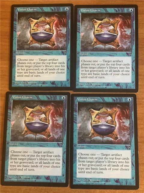 Magic the Gathering Visions Vision Charm x 4 LP | eBay