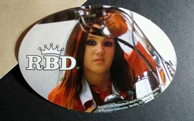REBELDE RBD DULCE MARIA ROBERTA REY MOTORCYCLE RED STREAK PHOTO #6 ...