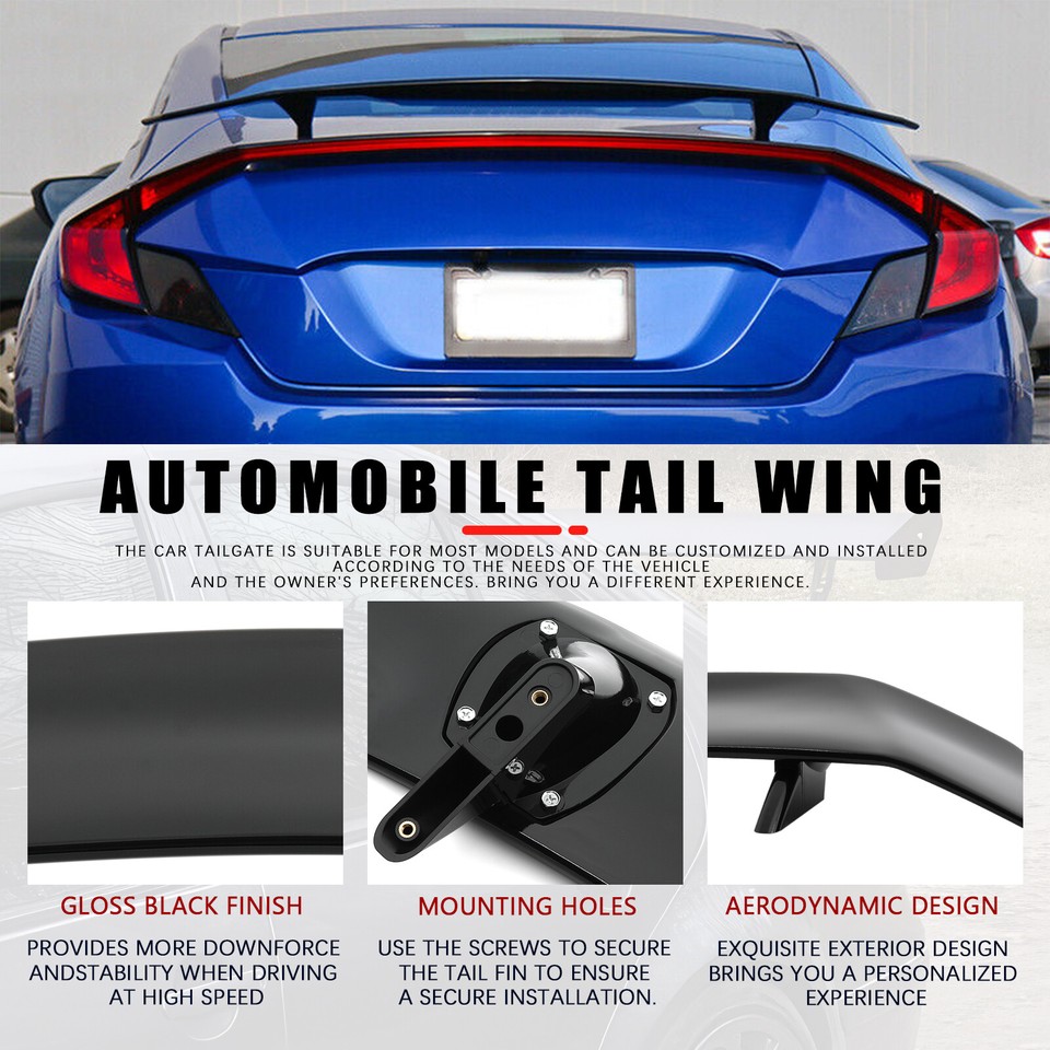 Gloss Black Rear Tail Trunk Spoiler Racing Wing For Pontiac Solstice ...